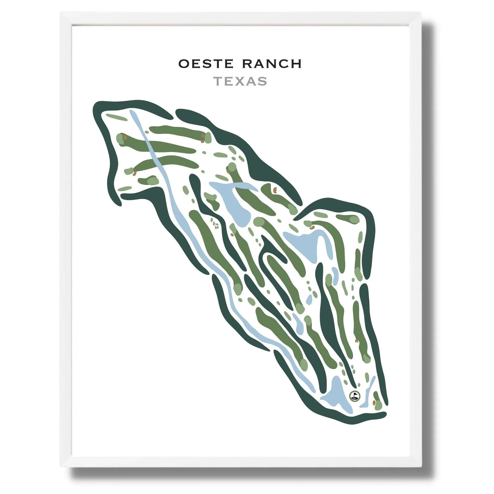 Oeste Ranch, Texas with Stunning Golf Course Art Prints - Golf Course ...
