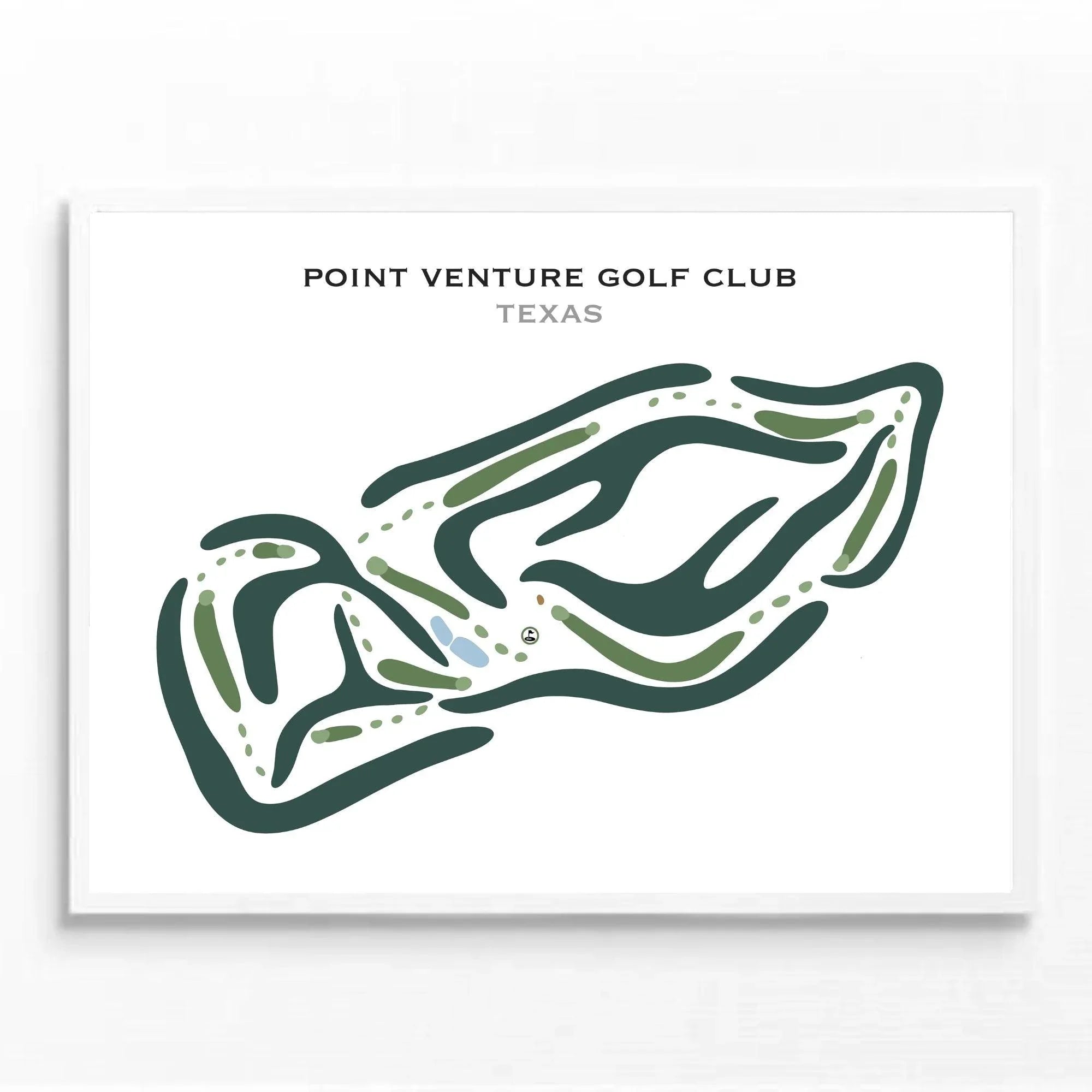 Point Venture Golf Club, Texas Art Prints and Canvases - Golf Course Prints