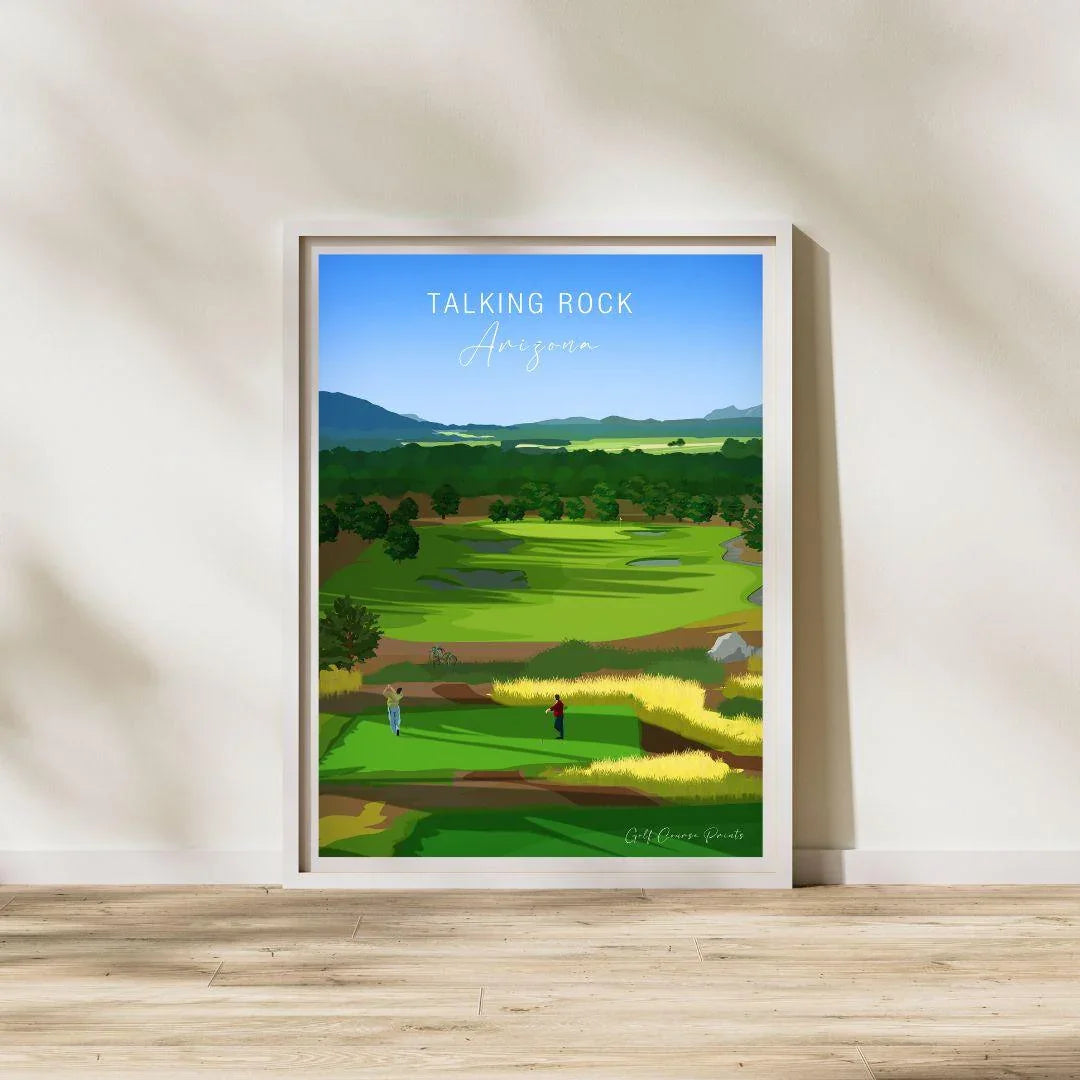 Talking Rock, Arizona with Stunning Golf Course - Golf Course Prints