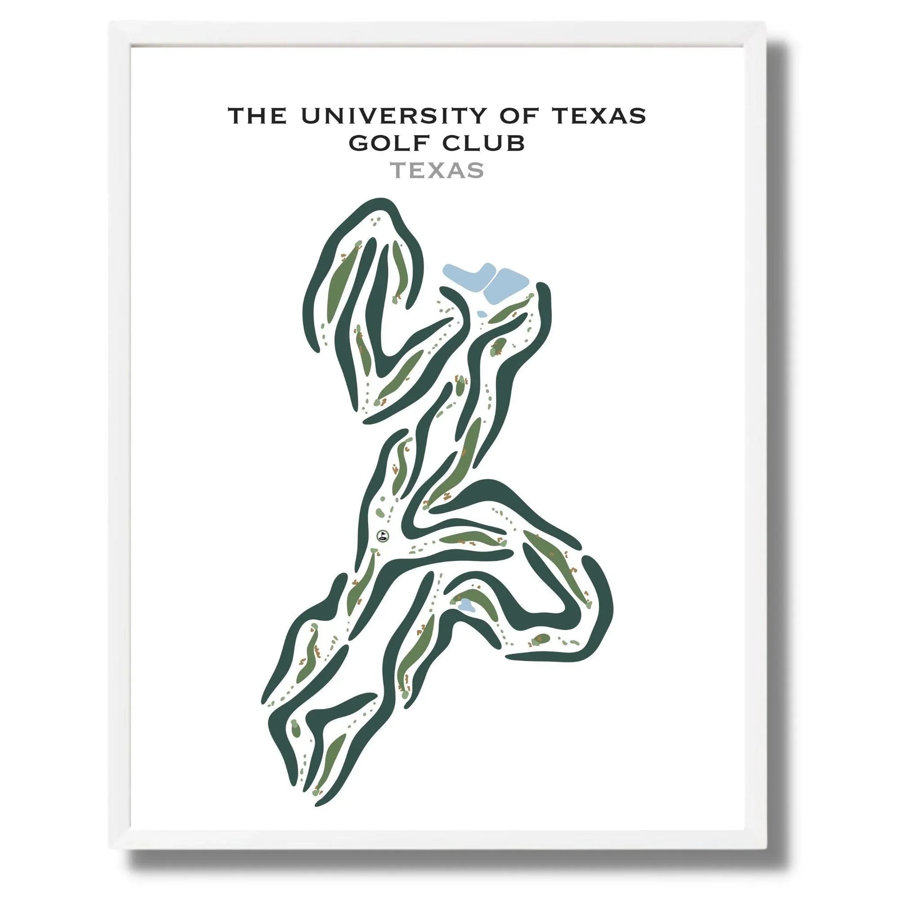University of Texas Golf Club, Texas - Printed Golf Courses - Golf ...