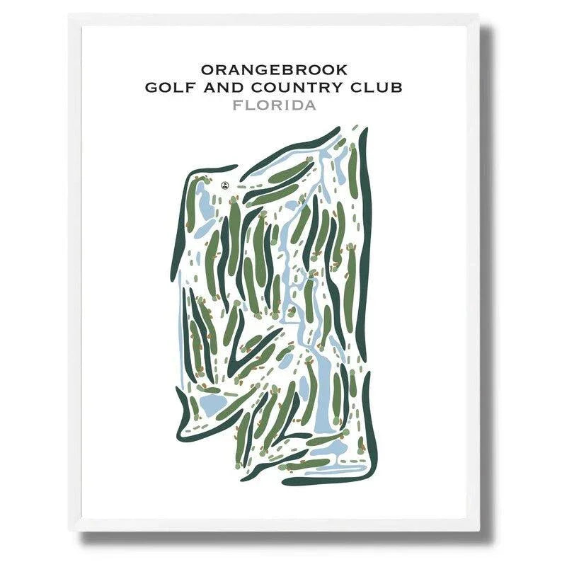 Buy the best printed golf course Orangebrook Golf & Country Club ...