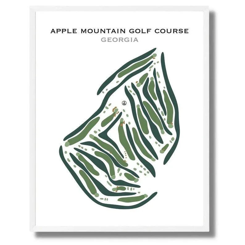 Buy the best printed golf course Apple Mountain Golf Course, Georgia ...