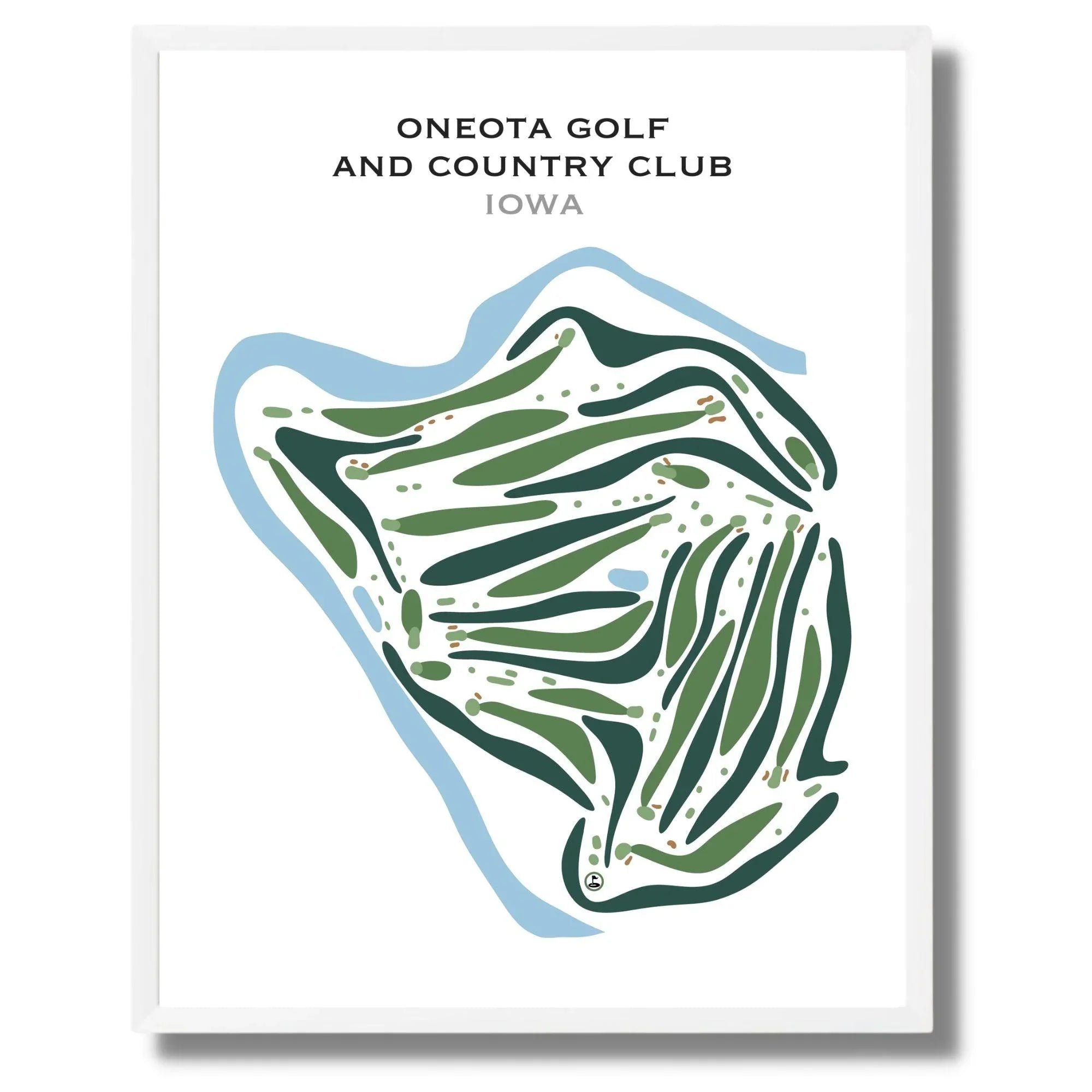 Oneota Golf & Country Club, Iowa Art Prints and Canvases - Golf Course ...